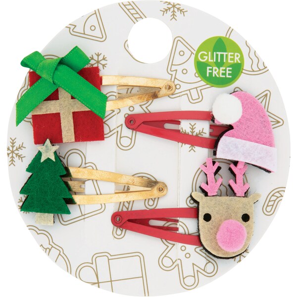 Christmas One Touch Clips 4 pack | Woolworths