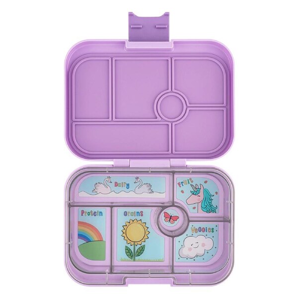 Yumbox Original Lunch Box - Lavande Purple (Unicorn) Lavande Purple ...