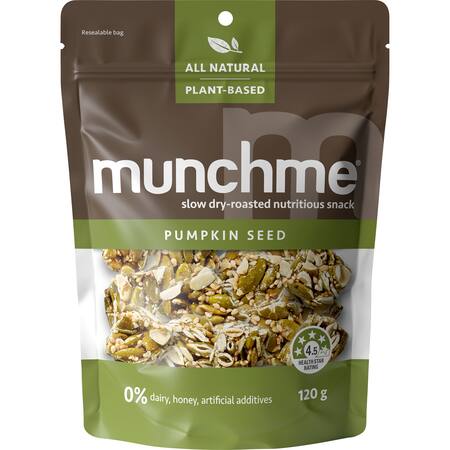 Get Munchme Pumpkin Seed 120g delivered to your doorsteps in minutes | AU