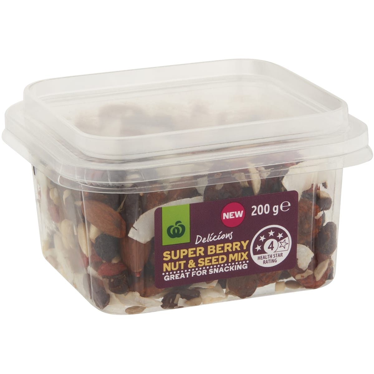 Woolworths Snack Pot Super Berry Nut and Seed Mix 200g | bunch