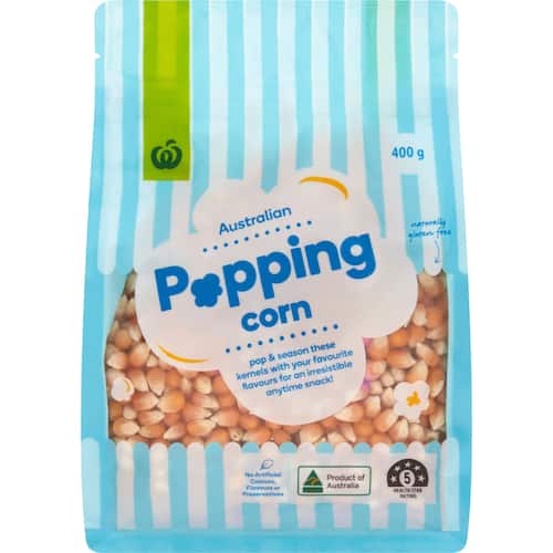 Woolworths Popping Corn Kernels 400g | bunch