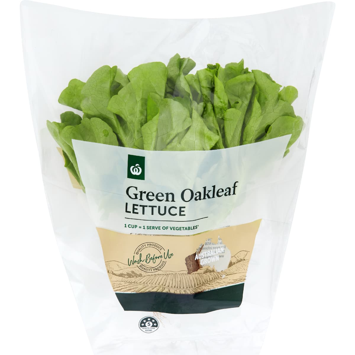 Woolworths Lettuce Oakleaf Green each | bunch