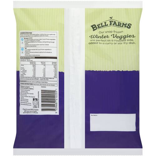 Bell Farms Snap Frozen Winter Veggies 1kg | bunch