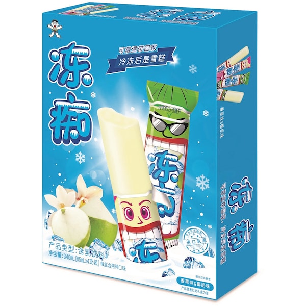 Want Want Ice Cream Vanilla & Coconut 340g | Woolworths