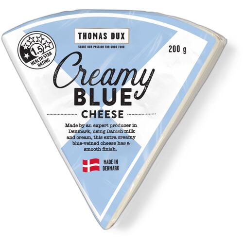 Thomas Dux Creamy Blue Cheese 200g | bunch