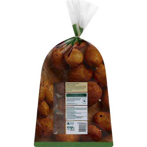 Woolworths Brushed Potatoes Bag 4kg | bunch