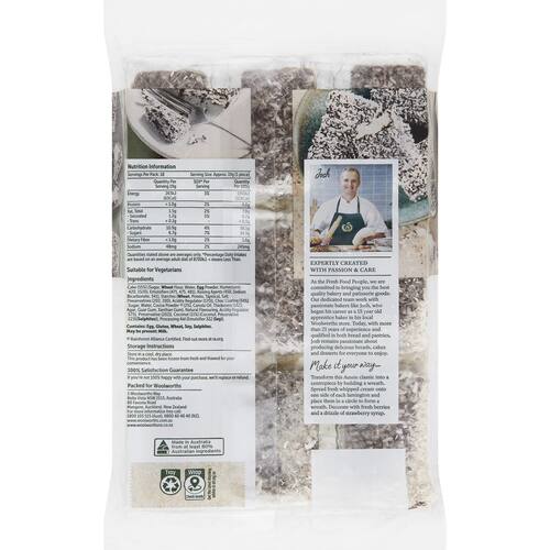 Woolworths Lamington Fingers 18 Pack | bunch