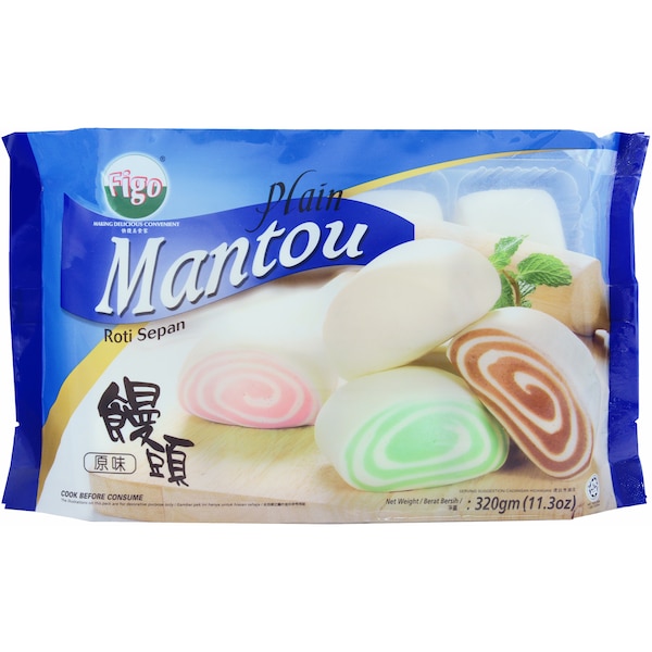 Figo Mantou Plain Roti Sepan 320g | Woolworths