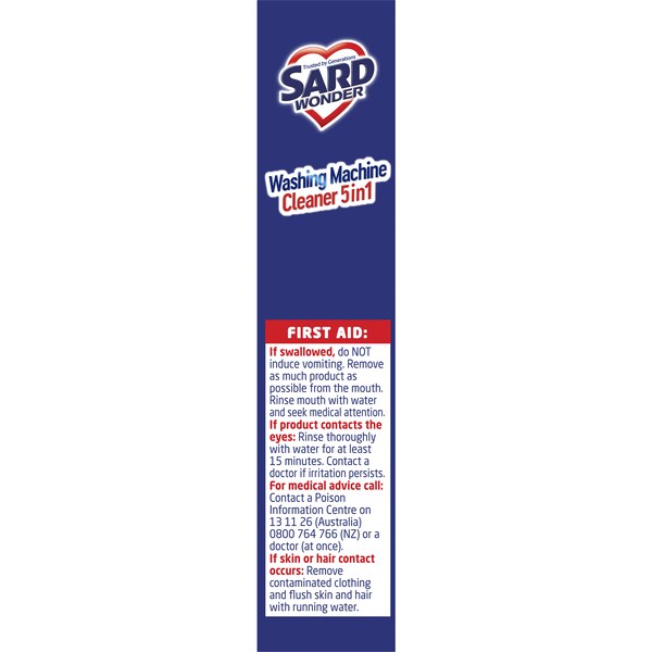 Sard Washing Machine Cleaner Antibacterial Disinfectant 2 Pack | Woolworths