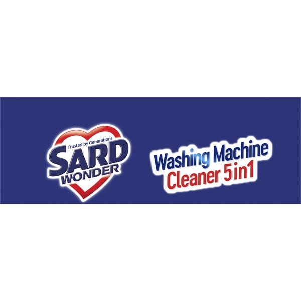 Sard Washing Machine Cleaner Antibacterial Disinfectant 2 Pack | Woolworths