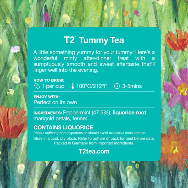 T2 Tea Tummy Tea Bags 10 Pack | Woolworths
