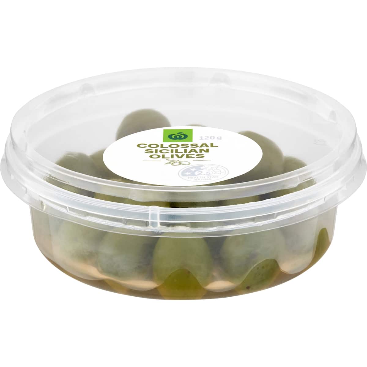 Woolworths Colossal Sicilian Olives 120g | bunch