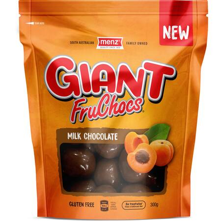 Get Menz Giant Fruchocs Milk Chocolate 300g delivered to your doorsteps ...