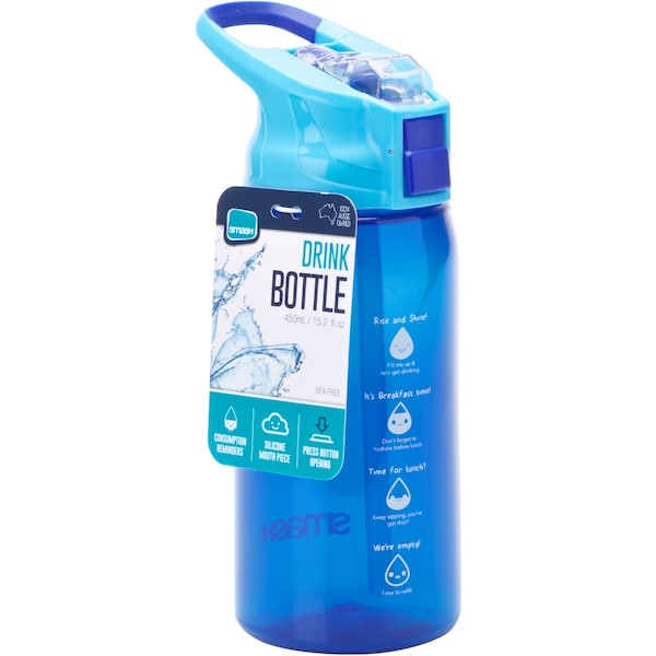 Smash Hydro Sipper Bottle Navy Each | Woolworths