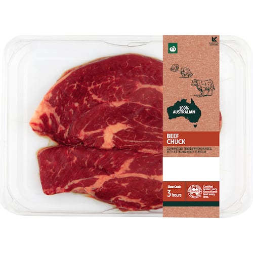 Woolworths Beef Chuck 650g - 1.3kg(up to 1 KG) | bunch