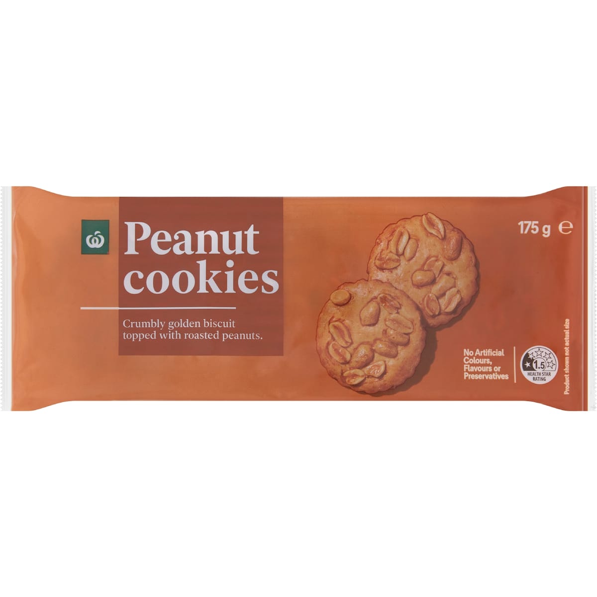 Woolworths Peanut Cookies 175g | bunch