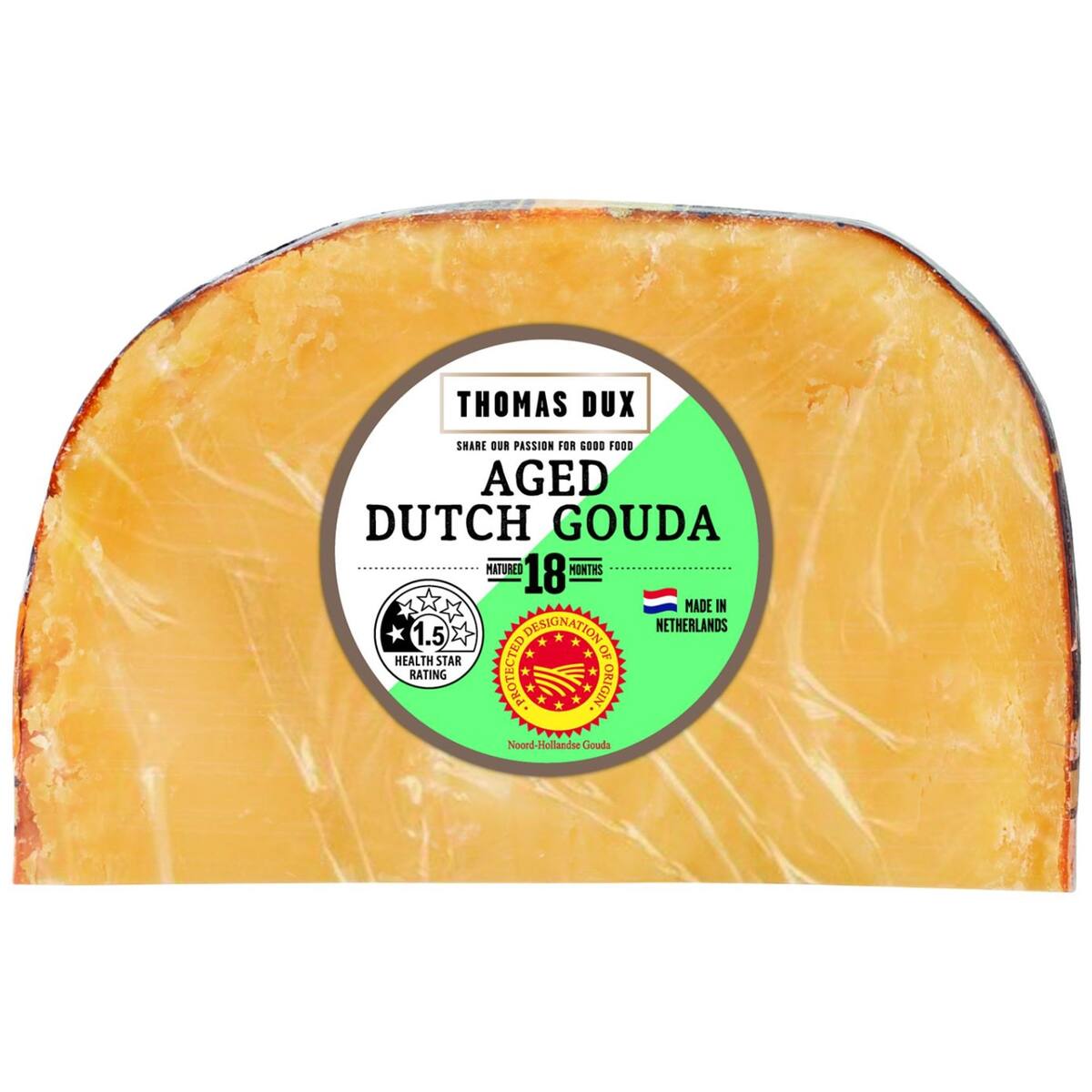 Thomas Dux Aged Dutch Gouda Matured 18months RW (up to 200g) | bunch