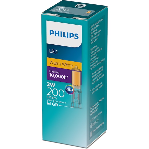 Philips 2w G9 200 Lumen Led Capsule Globe Each | Woolworths