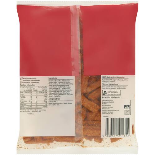 Woolworths Brown Rice Crisps 200g | bunch