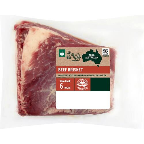 Woolworths Beef Brisket 800g - 3kg | bunch