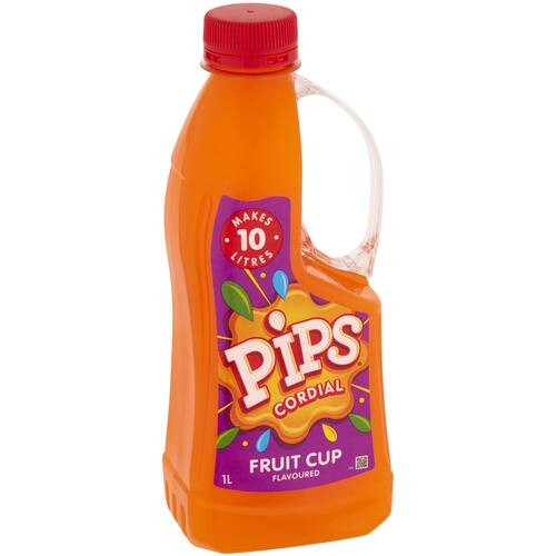 Pips Cordial Fruit Cup Crush Double Concentrate 1l | bunch