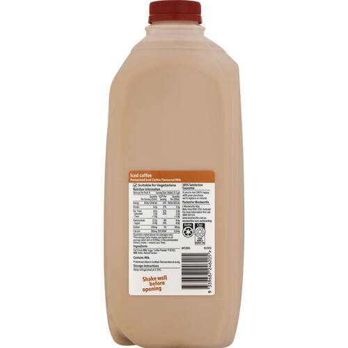 Woolworths Iced Coffee Flavoured Milk 2l | bunch