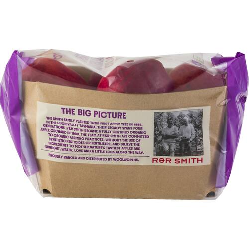 Macro Organic Royal Gala Apple Punnet 1kg | bunch