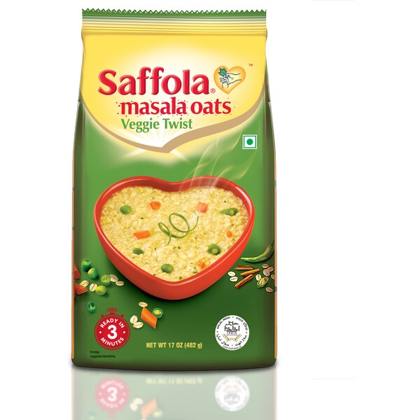 Safola Veggie Twist Masala Oats 482g | Woolworths