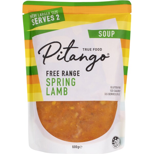 Pitango Free Range Spring Lamb Soup 600g | Woolworths