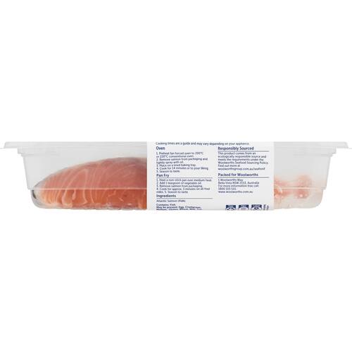 Woolworths Salmon Portions Skin On 460g | bunch