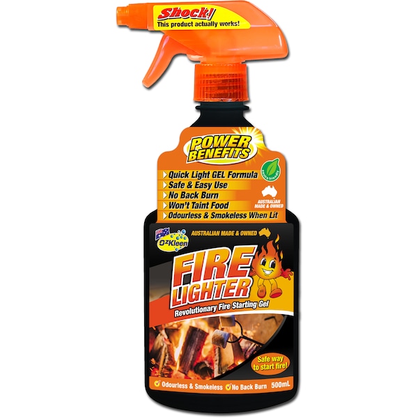 OzKleen Fire Lighter Starting GEL Trigger 500ml | Woolworths