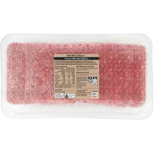 Woolworths Pork Mince 800g | bunch
