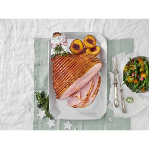 Woolworths Bone In Half Leg Ham 3.5kg - 6kg | bunch