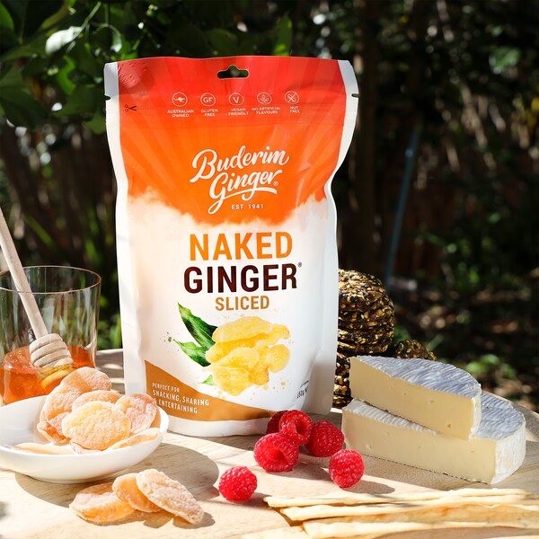 Buderim Ginger Sliced Naked Ginger 350g | Woolworths