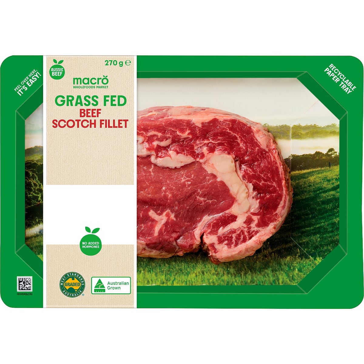 Macro Grass Fed Australian Beef Scotch Fillet 270g | bunch