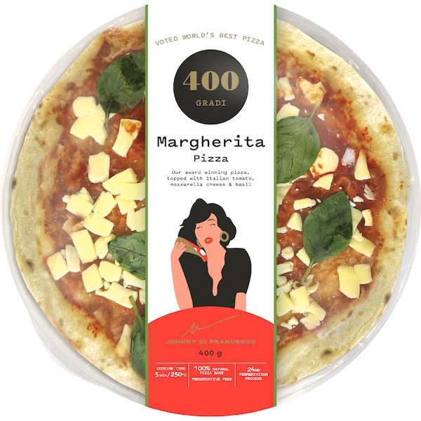 400 Gradi Margherita Pizza 400g | Woolworths