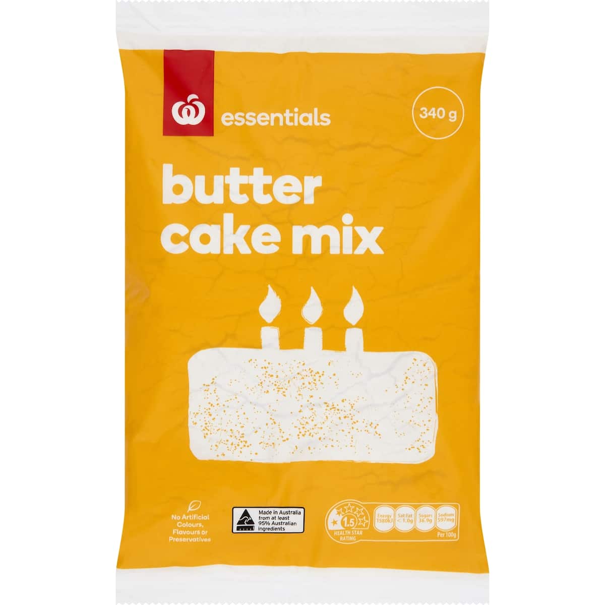 Essentials Butter Cake Mix 340g | bunch