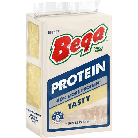 Get Bega Protein Tasty Cheese Block 500g delivered to your doorsteps in ...