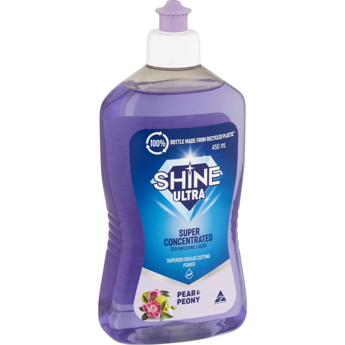 Shine Ultra Dishwashing Liquid Pear And Peony 450 Ml | bunch