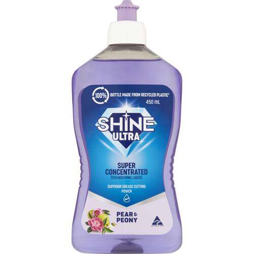 Shine Ultra Dishwashing Liquid Pear And Peony 450 Ml | bunch
