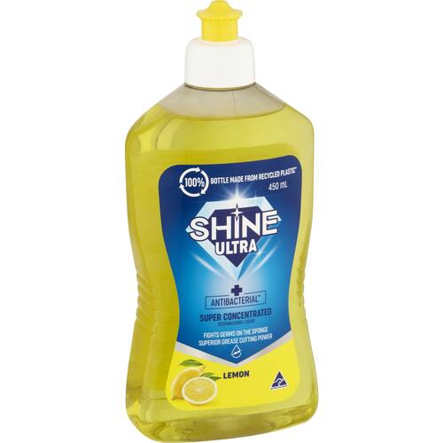 Shine Ultra Dishwashing Liquid Lemon 450 Ml | bunch