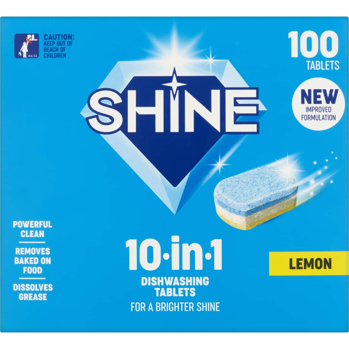 Shine Dishwashing Tablets 100 Pack | bunch