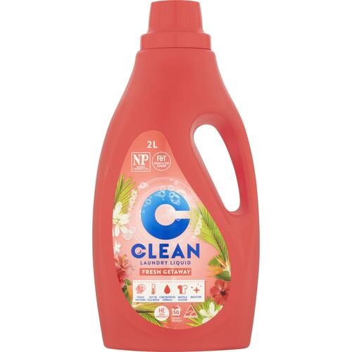 Clean Laundry Liquid Fresh Getaway 2l | bunch