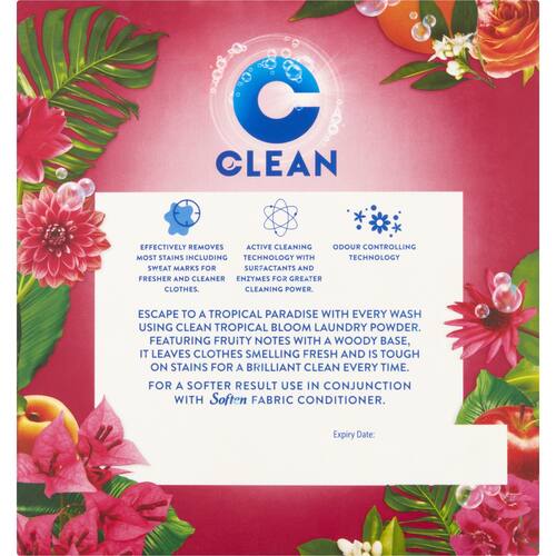 Clean Laundry Powder Tropical Bloom 2kg | bunch