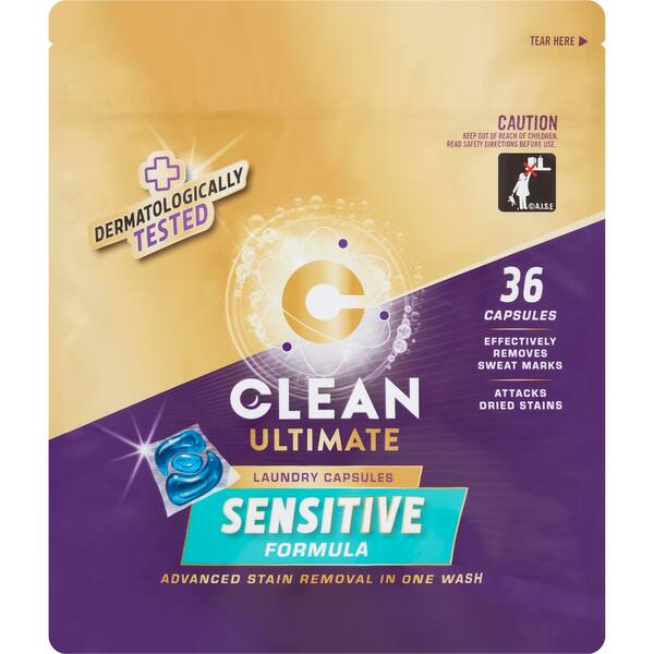 Clean Ultimate Sensitive Laundry Capsules 36 pack | bunch