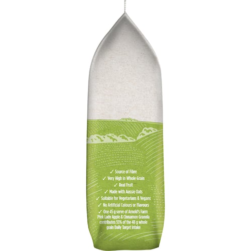 Arnold's Farm Granola Pink Lady Apple and Cinnamon 700g | bunch