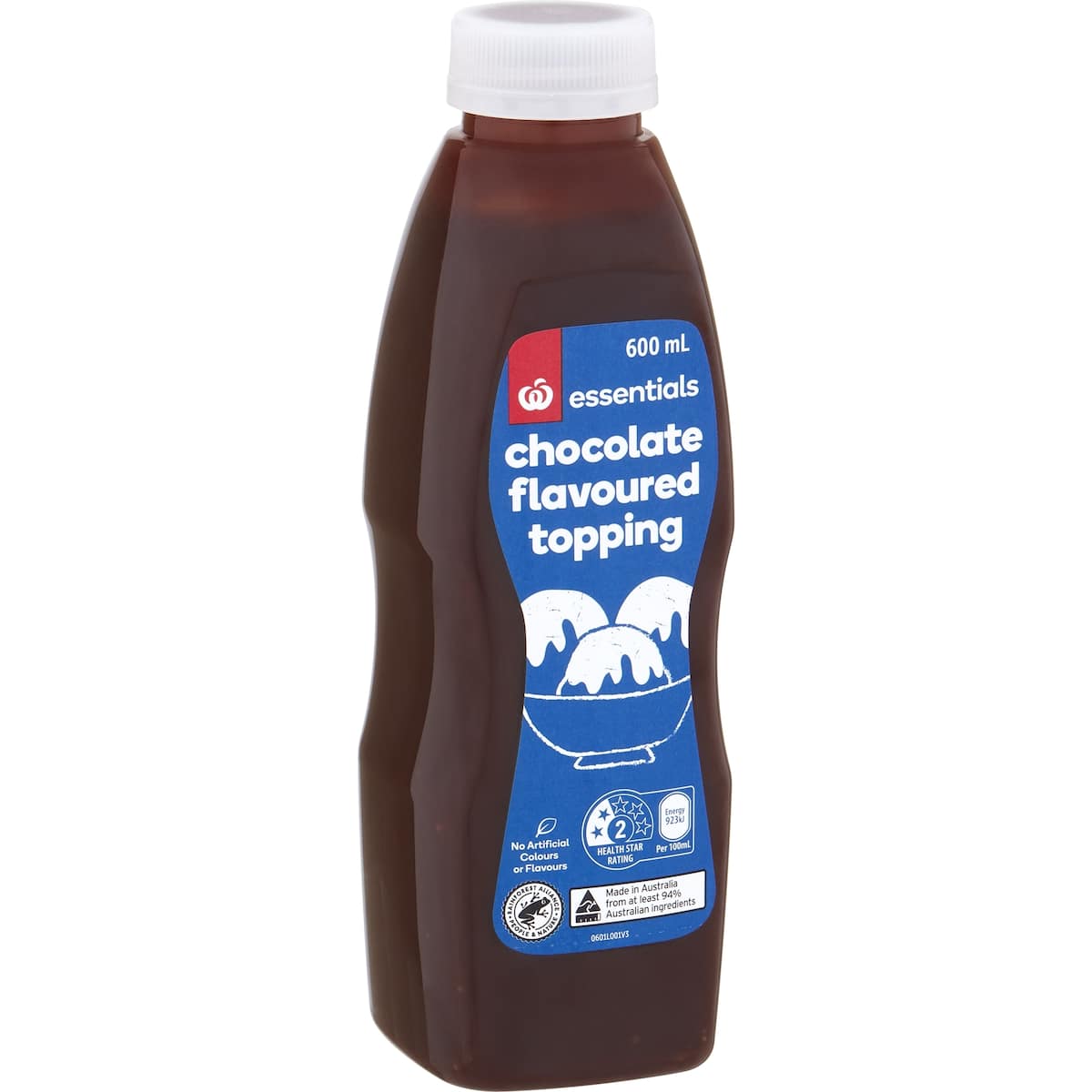 Essentials Chocolate Topping 600ml | bunch