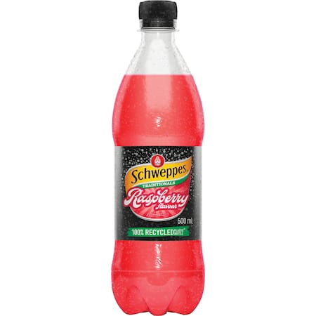 Get Schweppes Traditional Raspberry Soft Drink Bottle Multipack 600ml x ...