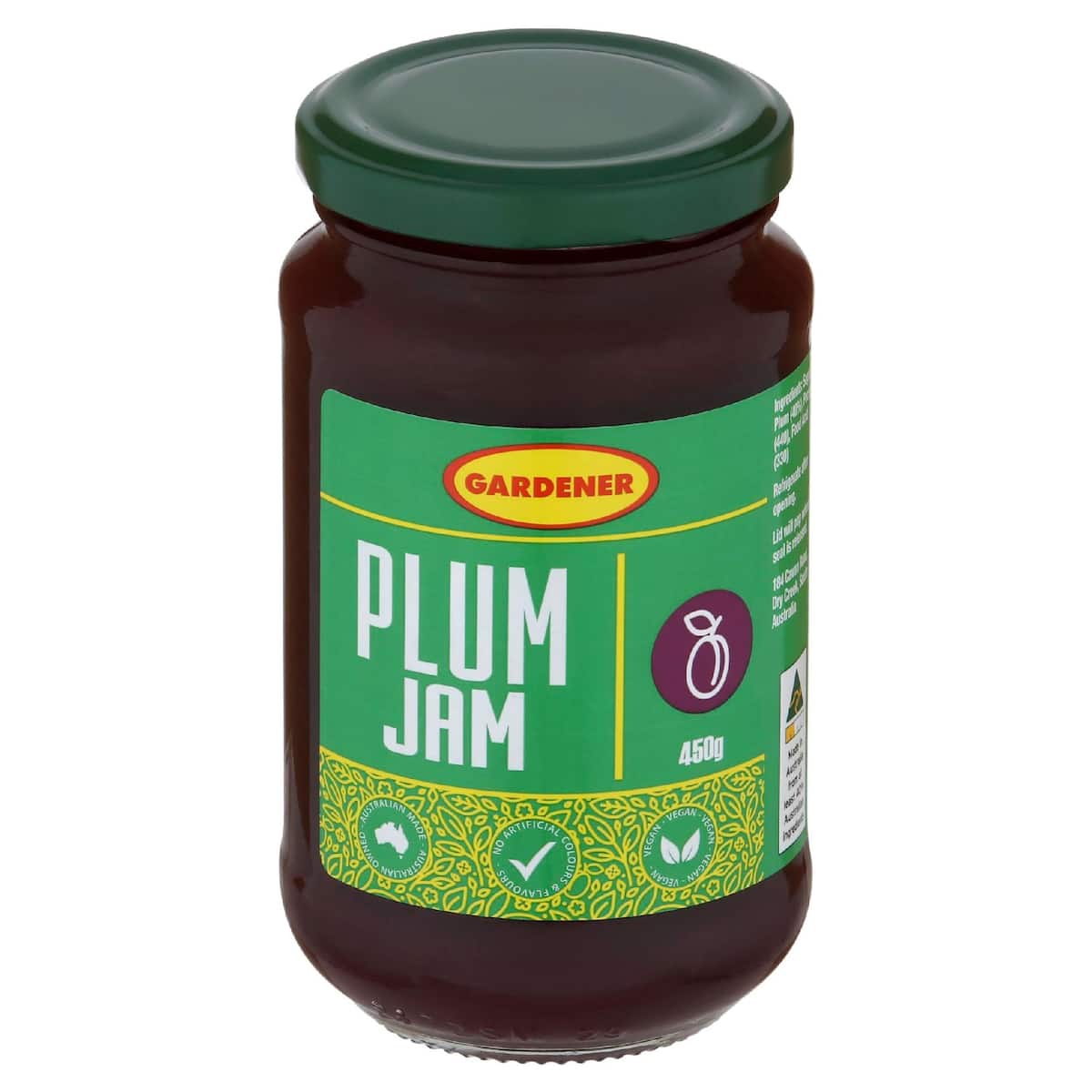 Gardener Plum Jam 450g | bunch