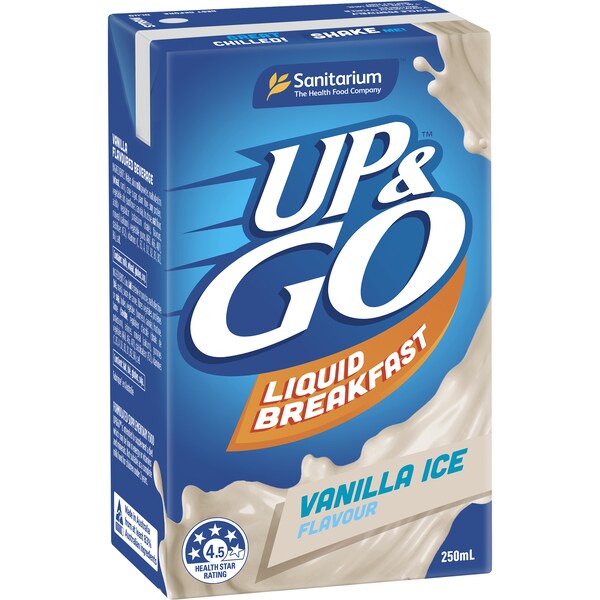 Sanitarium Up&Go Liquid Breakfast Vanilla Ice 6 Pack | Woolworths